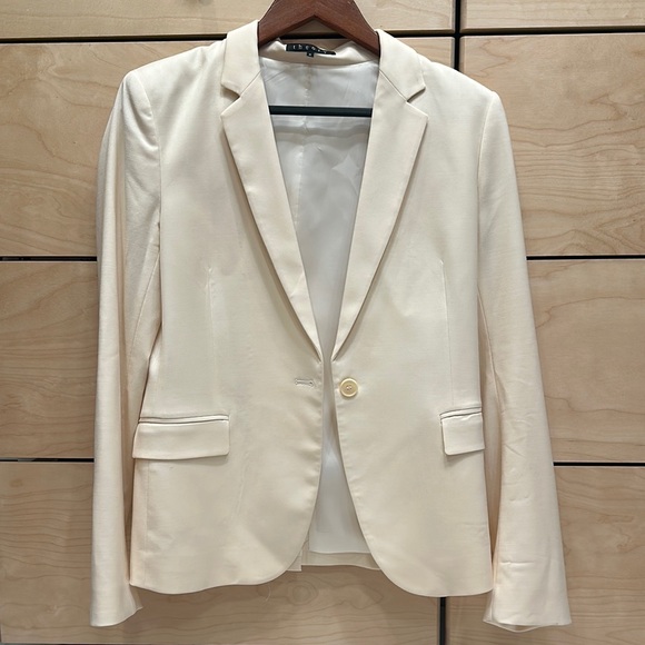 Theory | Jackets & Coats | Theory Off White Blazer | Poshmark